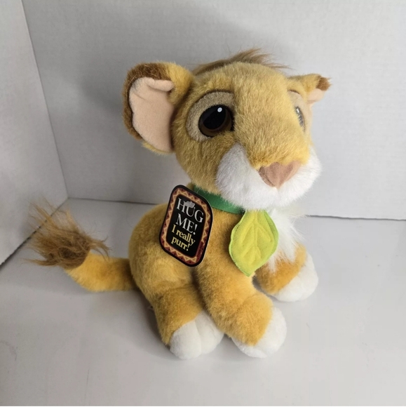 Disney | Toys | Nwt 993 Lion King Plush Purring Baby Simba 1 Vintage ...